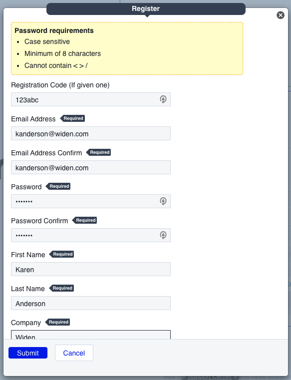 How do I create a site account?
