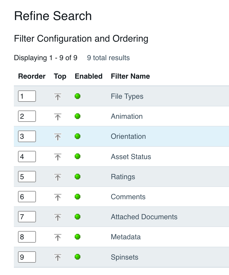 How do I configure the refine search?